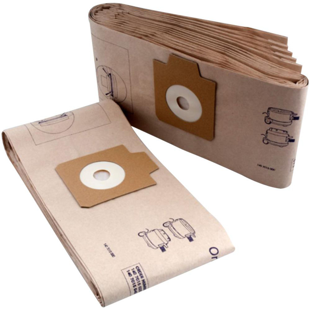 Nilfisk - Pack of 10 Paper Vacuum Bags | MSC Direct
