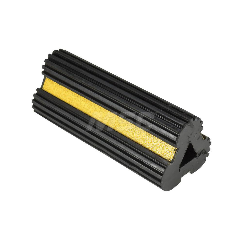 Vestil - 4-3/16" Wide x 3-15/16" High x 10" Deep, Rubber Wheel Chock ...