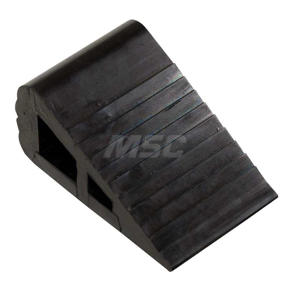Vestil - 4" Wide x 3" High x 6-1/2" Deep, Rubber Wheel Chock ...