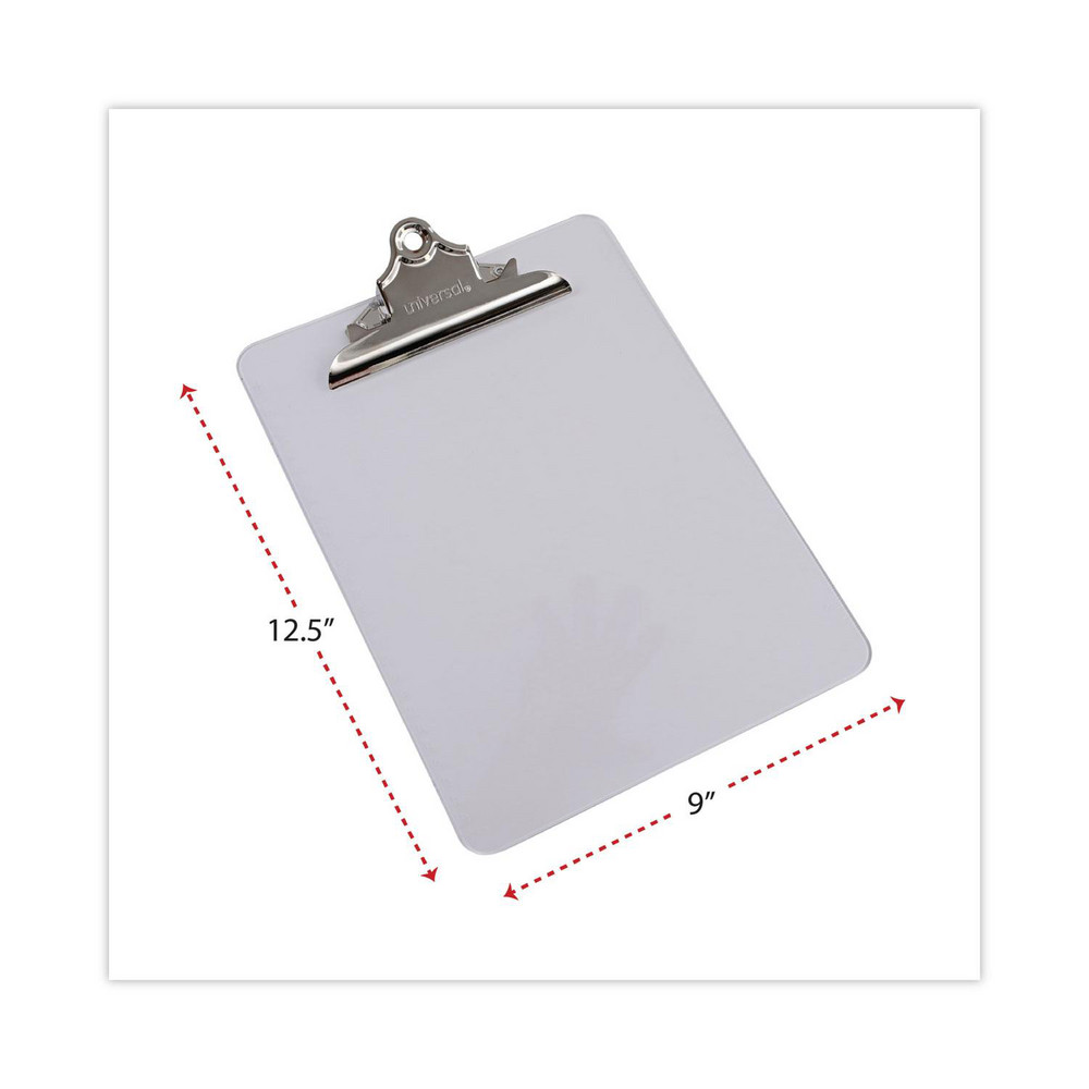 UNIVERSAL - 13" Long x 9" Wide Plastic Clip Board | MSC Direct