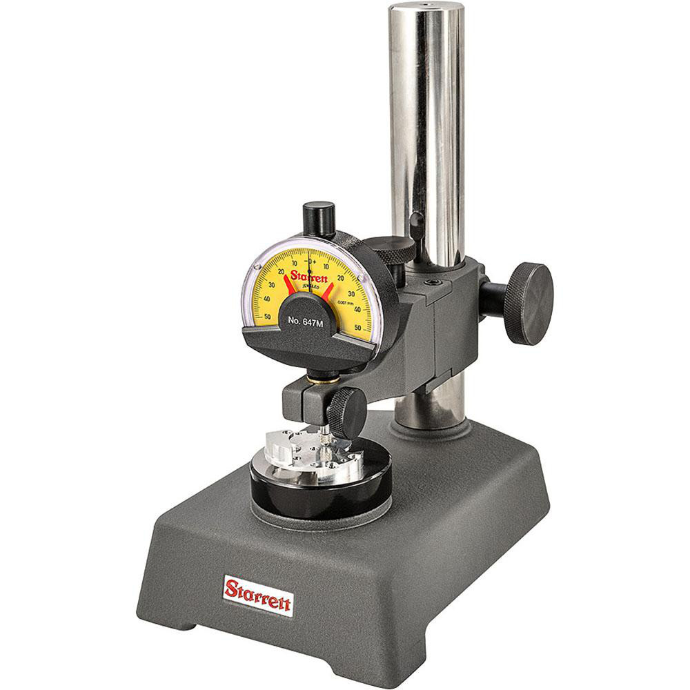 Starrett - Indicator Transfer Stand: Cast Iron, Fine Adjustment ...