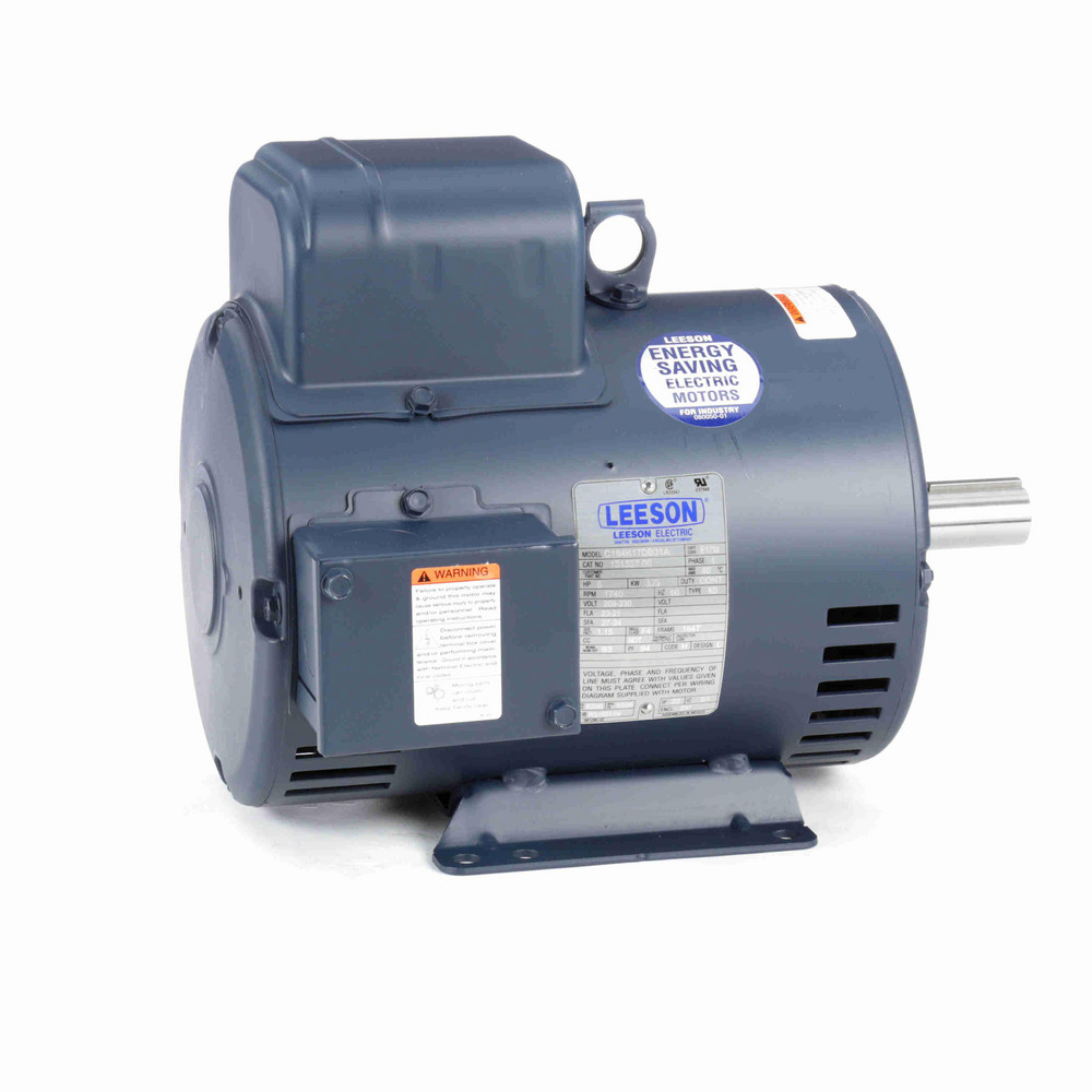 Leeson - Capacitor Start Induction Run AC Motor: Drip-Proof Enclosure ...