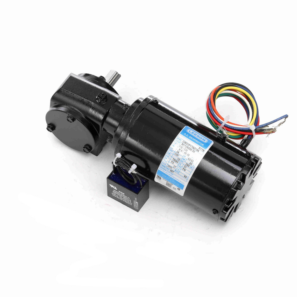 Gear Motor AC Motor: TENV Enclosure - Special Mount, 0.06 hp, 115V