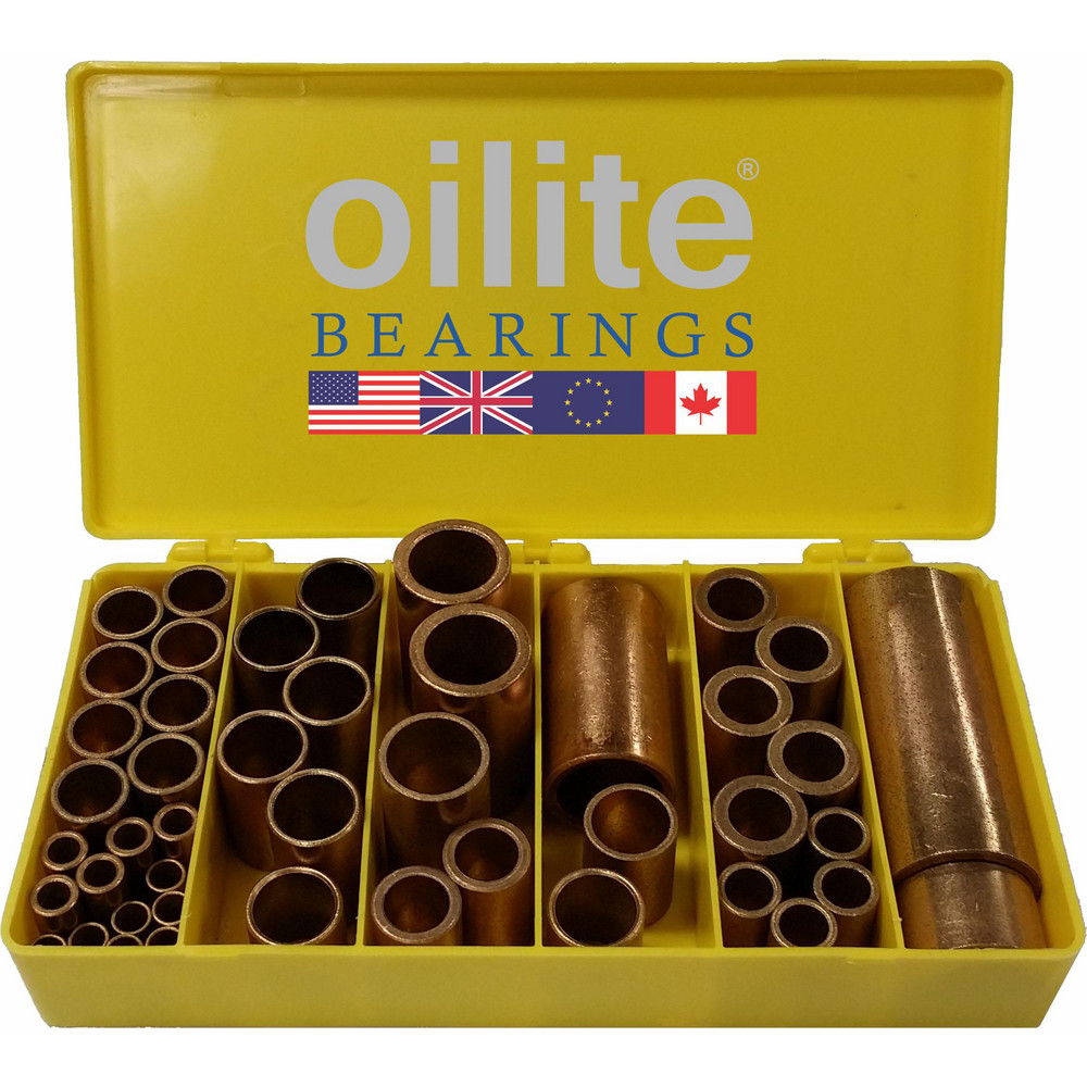 Made in USA - Bearing Sets: Type: SAE-841 Bearing Assortment; Inside Diameter Range: 3/4 - 1 ...