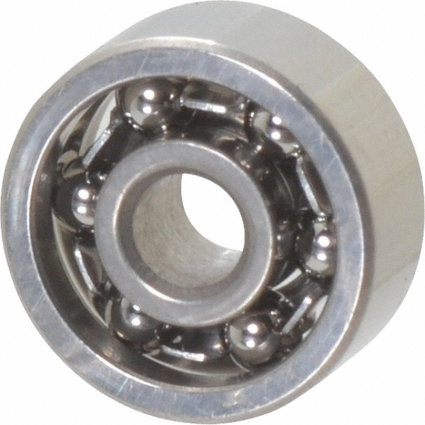 Value Collection - 0.055" Bore Diam, 3/16" OD, Open Miniature Radial Ball Bearing - 35380427 ...