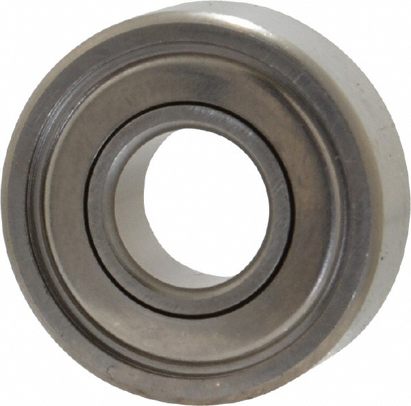 Value Collection - 1/4" Bore Diam, 5/8" OD, Double Shield Miniature Radial Ball Bearing ...