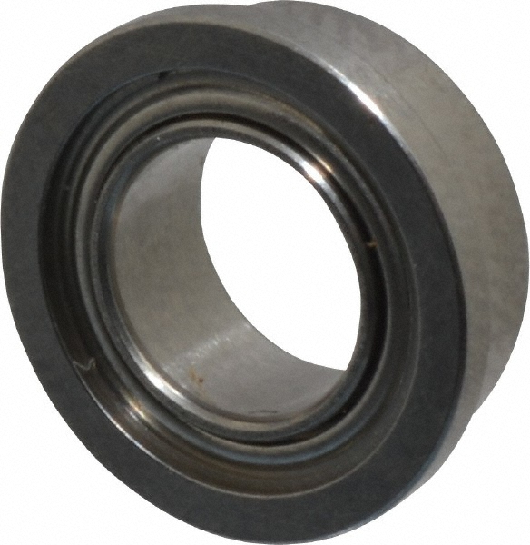 Value Collection - 3/16" Bore Diam, 5/16" OD, Double Shield Miniature Radial Ball Bearing ...