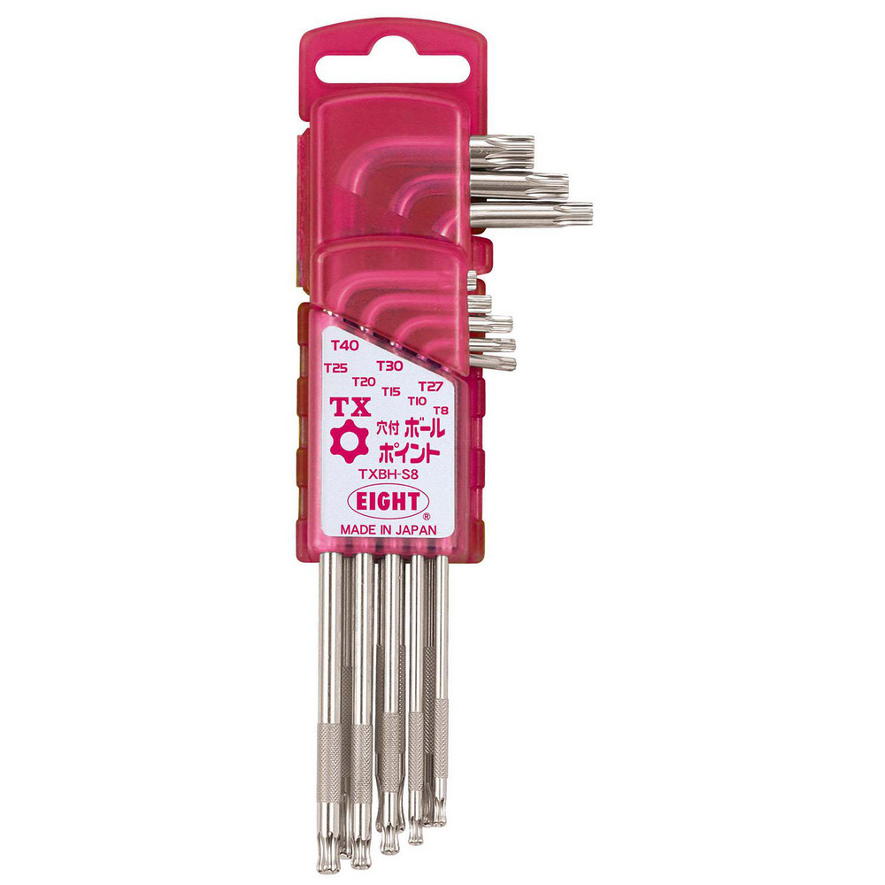 Eight Tool - Torx Key Sets: End Type: Torx; Torx Size: T30, T40, T10 ...