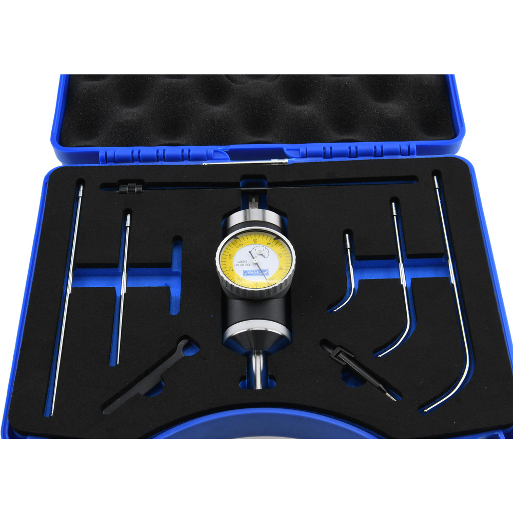 Fowler - Test Indicator Kit: 7 Pc, 0.2500" Max, 1.6000" Dial Dia, 0-5-0 ...