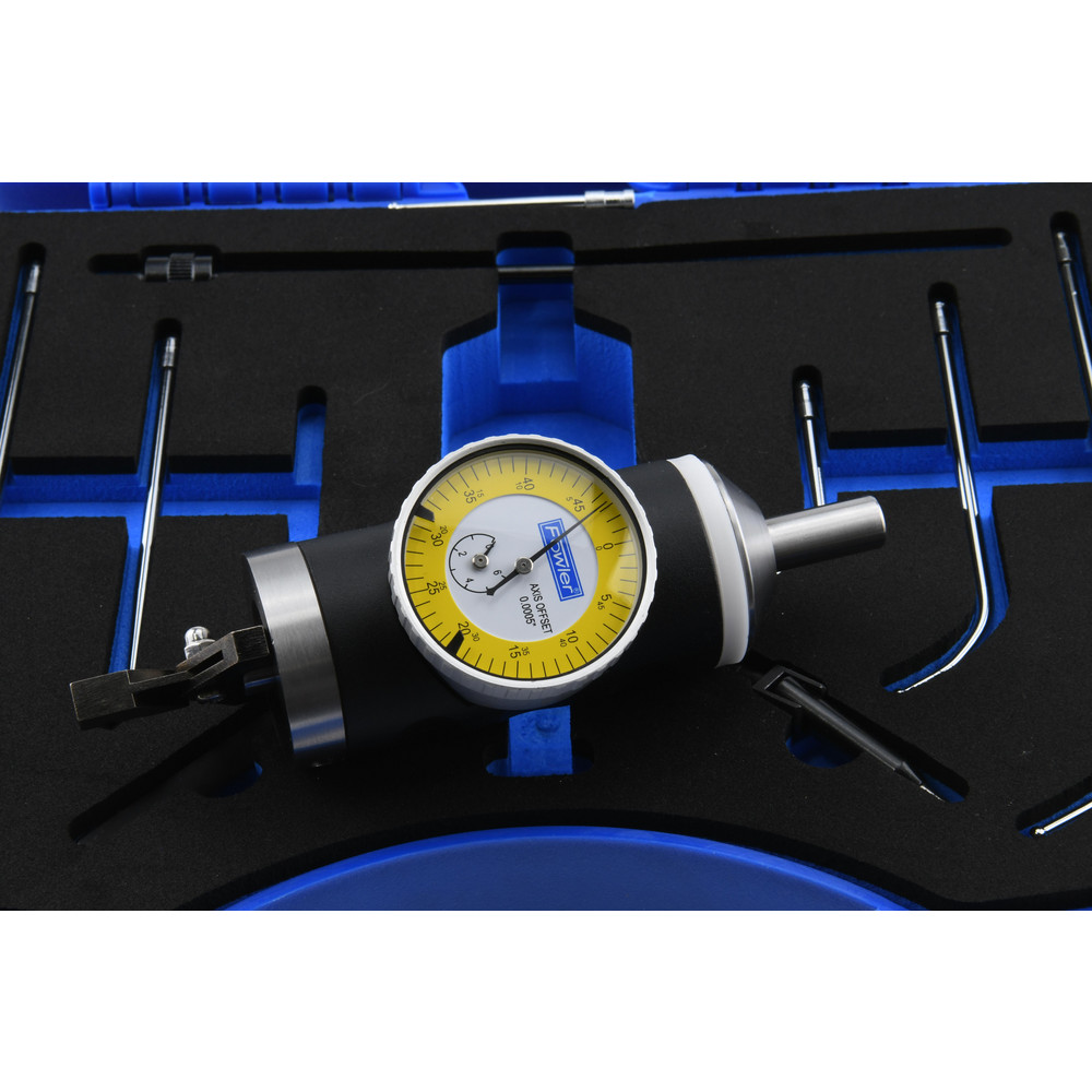 Fowler - Test Indicator Kit: 7 Pc, 0.2500" Max, 1.6000" Dial Dia, 0-5-0 ...