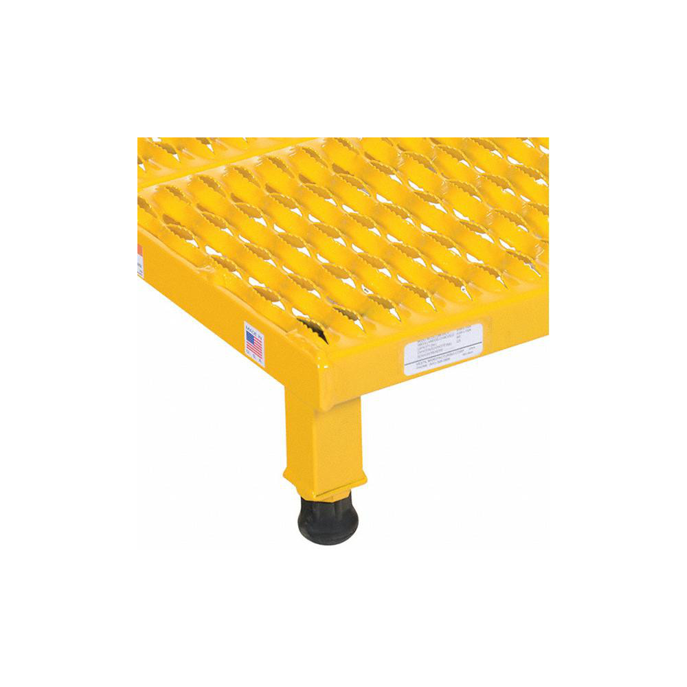 Vestil - Step Stand Stool: 5" OAH, 19" OAW, 1 Step, Steel, Yellow | MSC ...