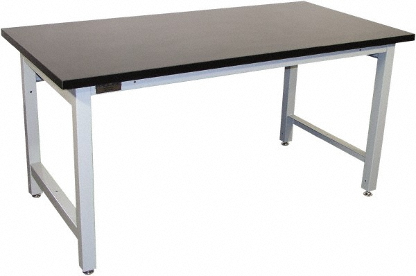 Proline - Work Bench: 60" Wide, 30" Deep, 30 to 30" High, Painted, Chem ...