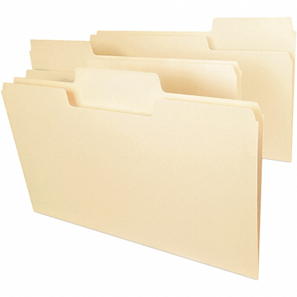 SMEAD - File Folders with Top Tab: Legal, Manila, 50/Pack | MSC Direct