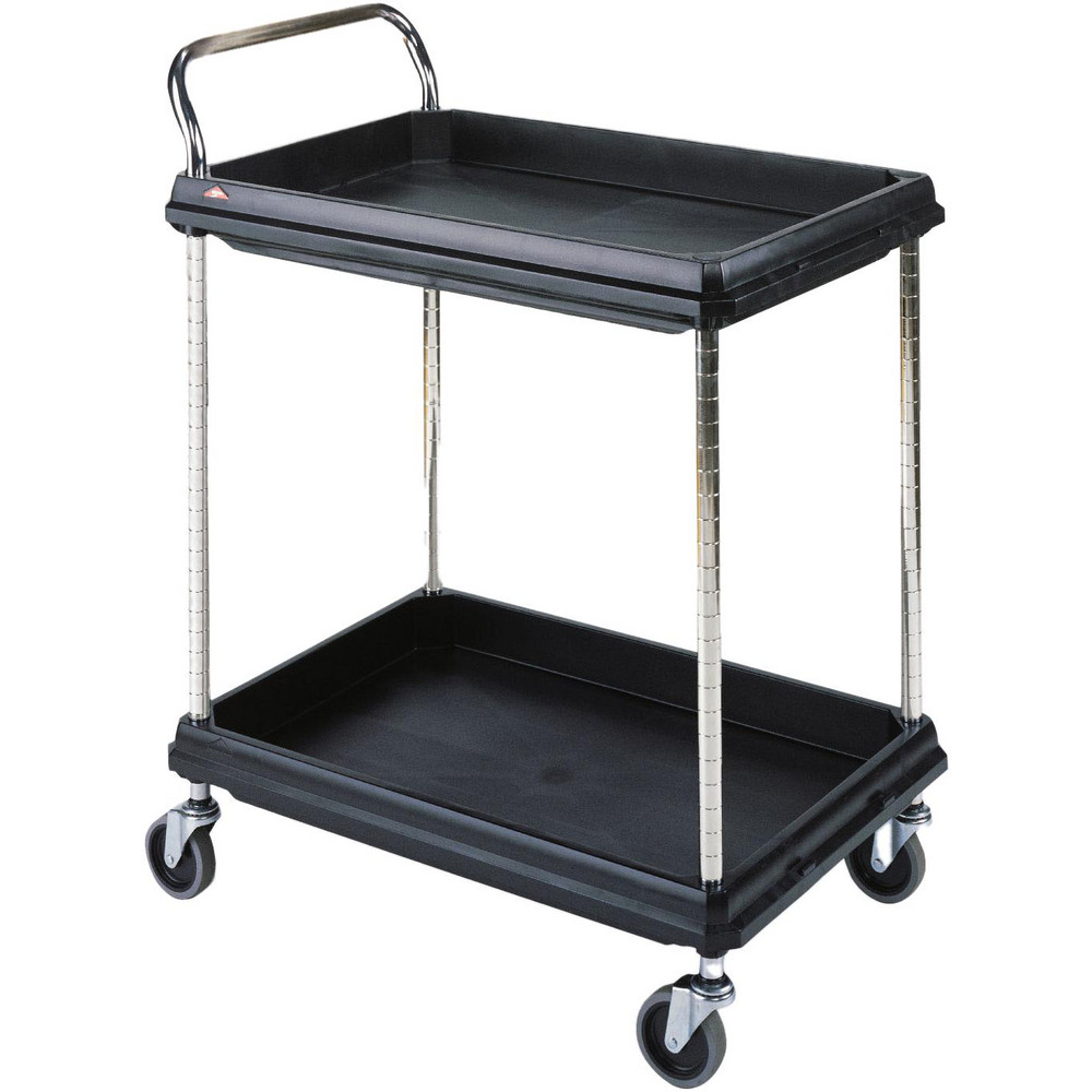 Metro - Utility Utility Cart: 38-3/4" Long, 27" Wide, Polymer & Steel ...