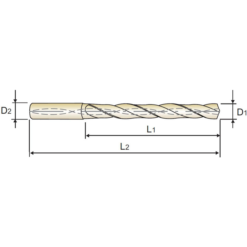 YG-1 - Jobber Length Drill Bits: Drill Bit Size (Inch): 0.453125; Drill ...