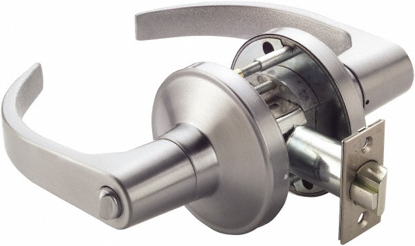 AbilityOne - Exit Door Lever Lockset for 1-3/4 to 2-1/4" Thick Doors ...
