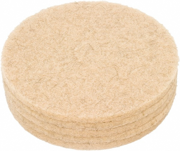 Clarke - 20" Natural Blend Tan Burnishing Pads, 5/Pack | MSC Direct