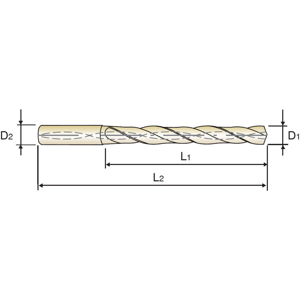 YG-1 - Jobber Length Drill Bits: Drill Bit Size (Inch): 13/32; Drill ...