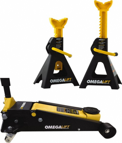 Omega Lift Equipment - 2.5 Ton Capacity Service Floor Jack | MSC Direct