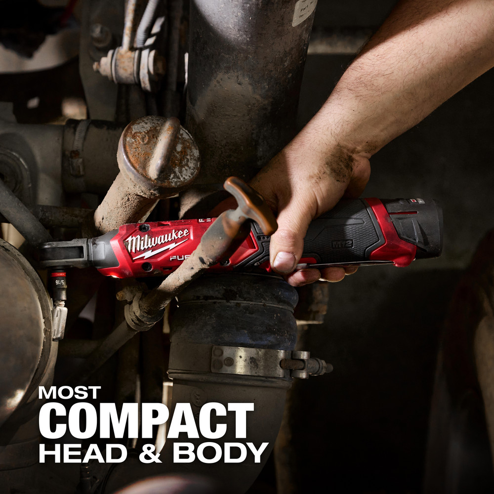 Milwaukee Tool - M12 FUEL™ 1/4" Ratchet (Bare Tool): 550 RPM | MSC Direct