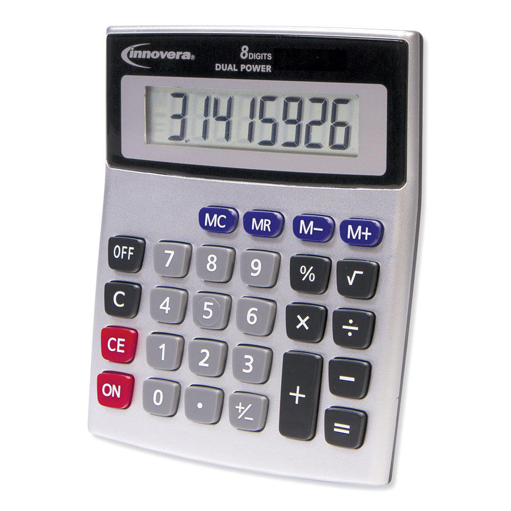innovera - 8-Digit LCD Portable Calculator | MSC Direct