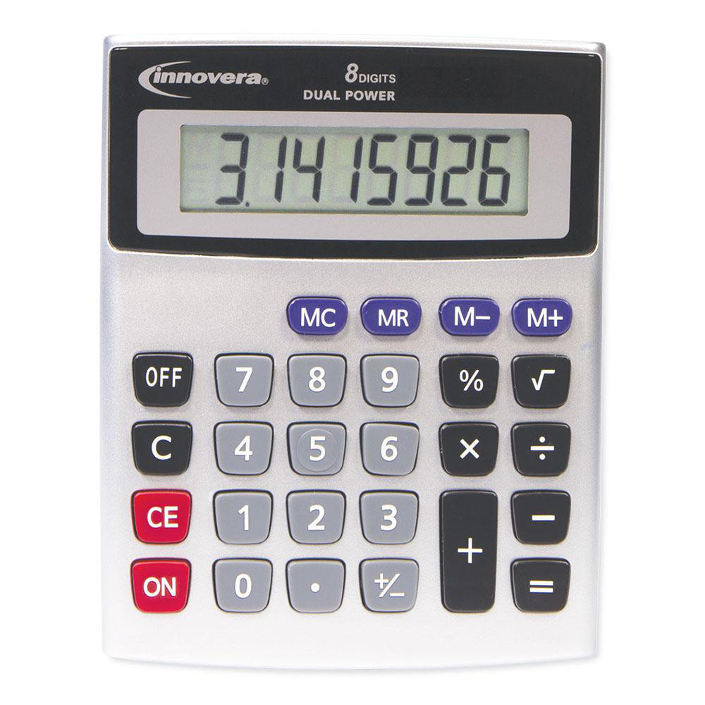 innovera - 8-Digit LCD Portable Calculator | MSC Direct