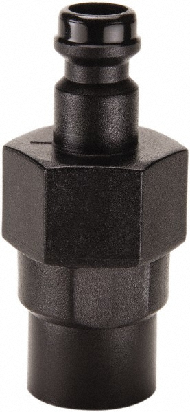Parker - 3/8" Nominal Flow, 1/4-18 Thread, NPT Valved Coupling Insert ...