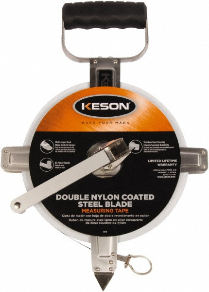 Keson - Tape Measure: 200' Long, 3/8" Width | MSC Direct