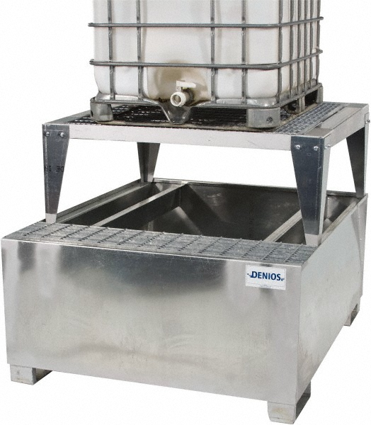 Denios - 385 Gal Sump Capacity, Galvanized Steel Spill Sump - 35824440 ...