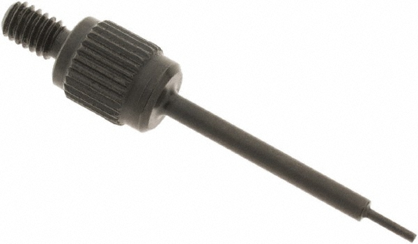 SPI - #4-48, 0.0250" Diam, Black Oxide Steel Flat Needle Contact Point ...
