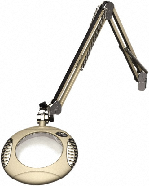 O.C. White - Task Light: LED, 43" Reach, Spring Suspension Arm, Clamp ...