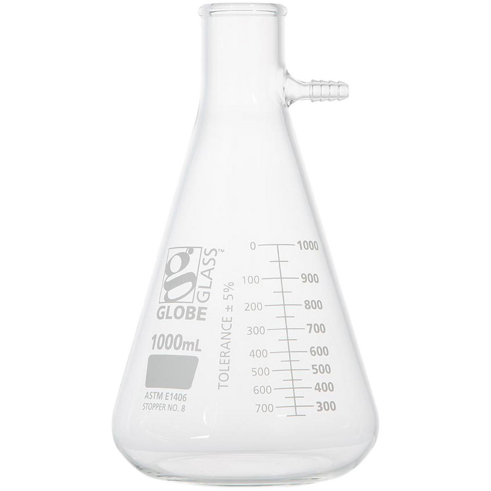 Globe Scientific - Filter Flasks: Material: Borosilicate Glass; Dual ...