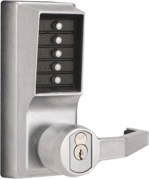 Kaba Access - Combination Entry with Key Override Lever Lockset for 1-3 ...