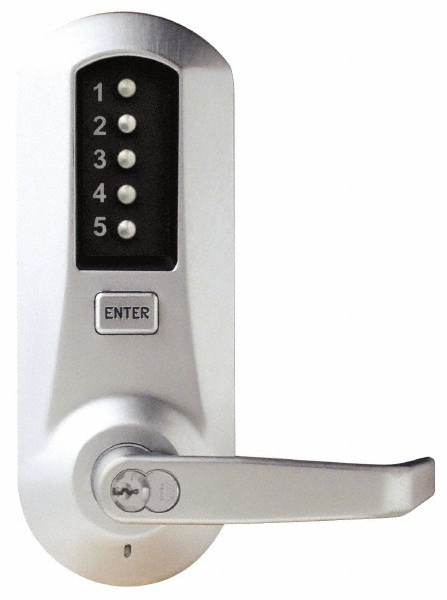 Kaba Access - Combination Entry with Key Override Lever Lockset for 1-3 ...