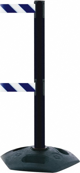 Tensator - 4 Way Stanchion: 38" High, Octagon Base | MSC Direct