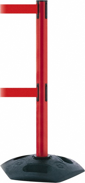Tensator - 4 Way Stanchion: 38" High, Octagon Base | MSC Direct