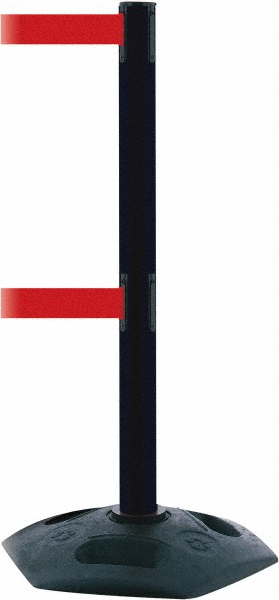 Tensator - 4 Way Stanchion: 38" High, Octagon Base | MSC Direct