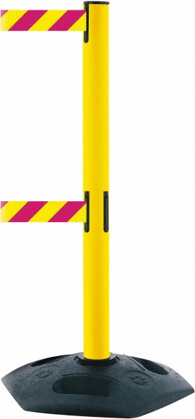 Tensator - 4 Way Stanchion: 38" High, Octagon Base | MSC Direct