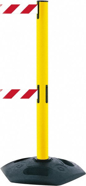 Tensator - 4 Way Stanchion: 38" High, Octagon Base | MSC Direct