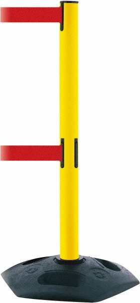 Tensator - 4 Way Stanchion: 38" High, Octagon Base | MSC Direct