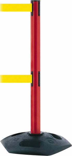 Tensator - 4 Way Stanchion: 38" High, Octagon Base | MSC Direct