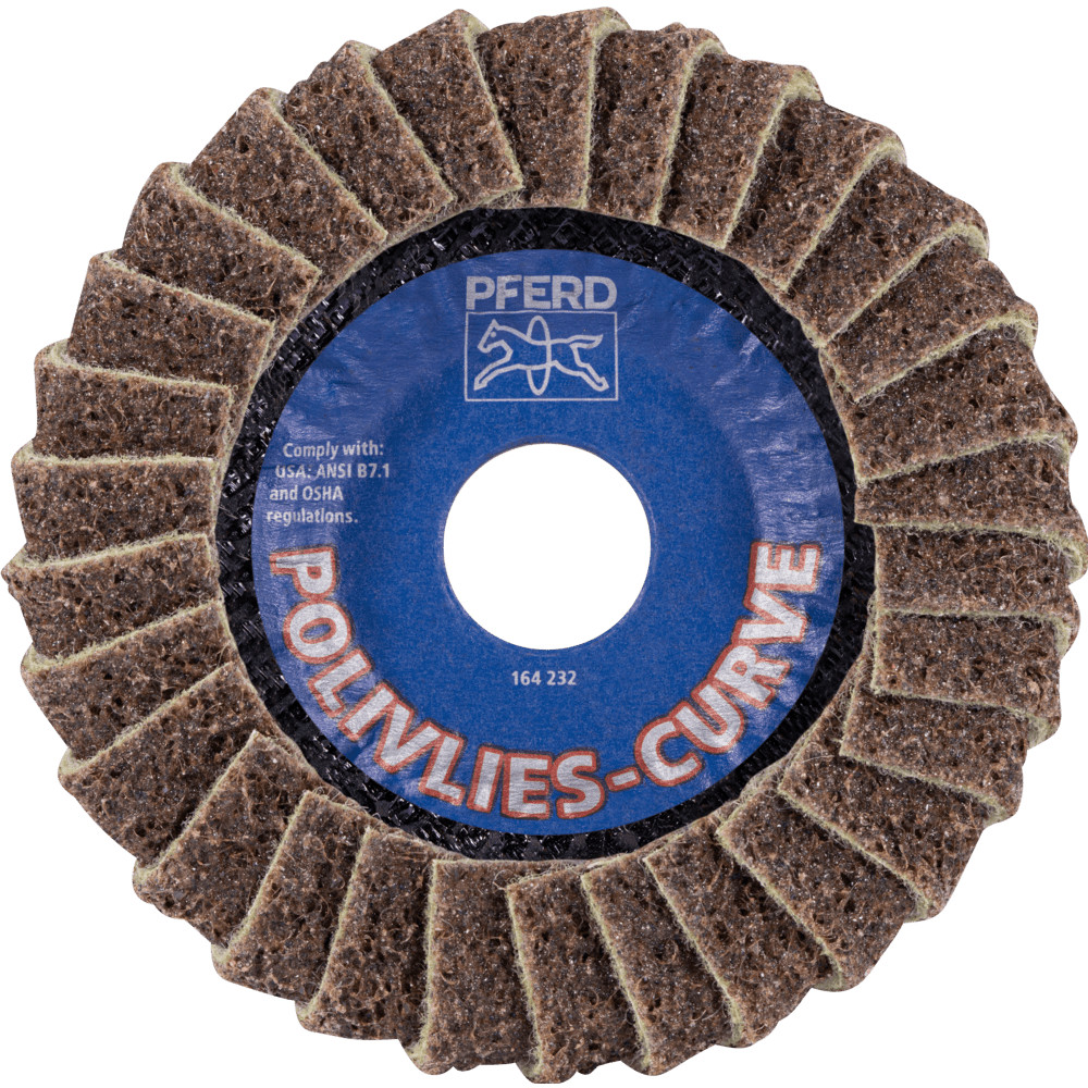 PFERD - Flap Disc: 4-1/2" Dia, Aluminum Oxide, Type 27 | MSC Direct