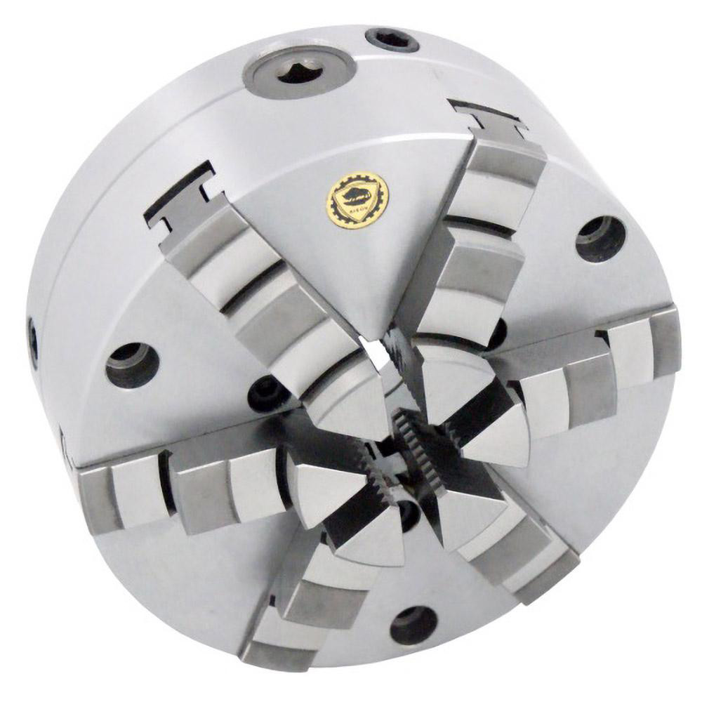 Bison - Manual Lathe Chuck: 10", 6 Jaws, Self-Centering | MSC Direct