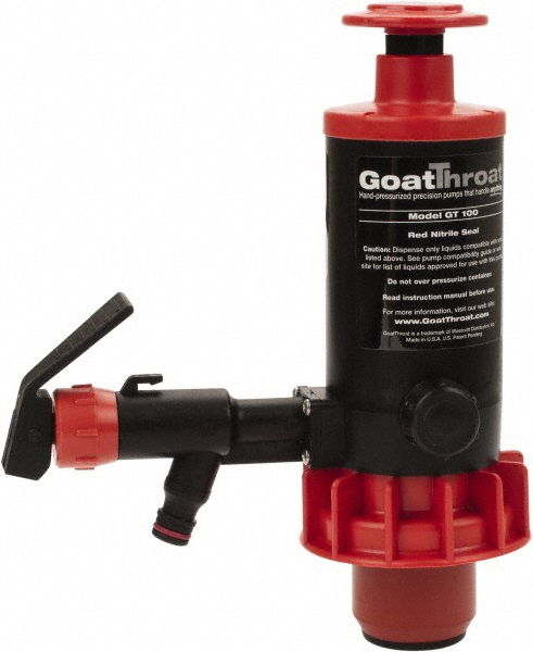 GoatThroat Pumps - 3/8" Outlet, 4 GPM, Polypropylene Hand Operated ...