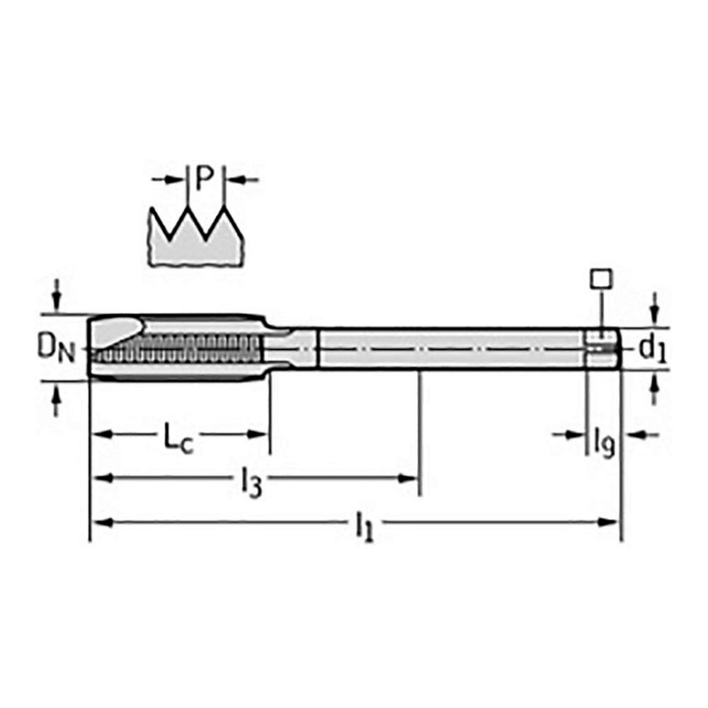 Walter-Prototyp - Spiral Point Tap: MF18x1.5 Metric Fine, 4 Flutes ...