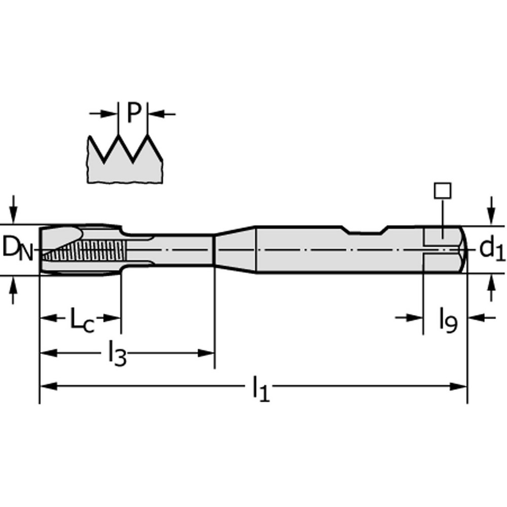 Walter-Prototyp - Spiral Point Tap: MF16x1.5 Metric Fine, 4 Flutes ...
