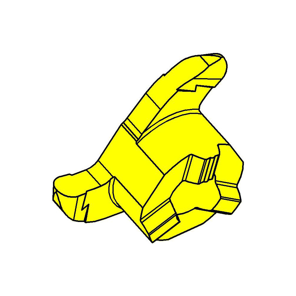 HORN - Groove Milling Tip Insert: 306001020 AS45, Carbide | MSC Direct