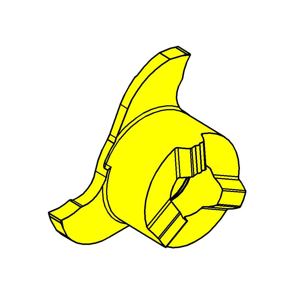 HORN - Groove Milling Tip Insert: 308013040 TI25, Carbide | MSC Direct
