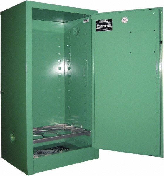 Securall Cabinets - Flammable & Hazardous Storage Cabinets: 1 Door ...