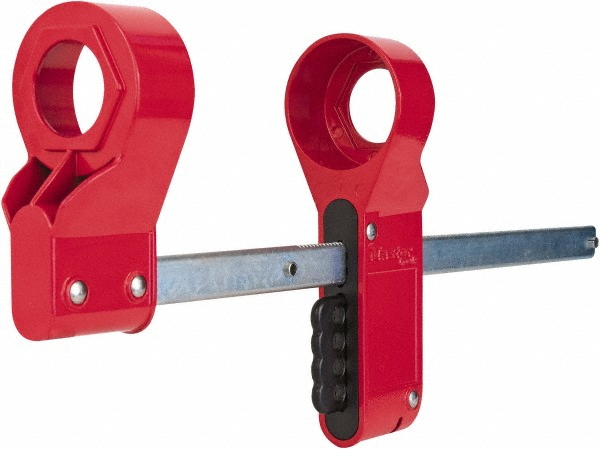 Master Lock - Pneumatic Blind Flange Lockout: 0.28" Max Shackle Dia ...